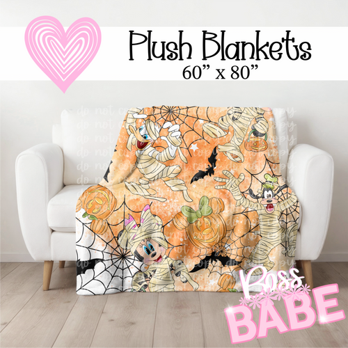 Mic and Friend Plush Blanket | BOSS Babe Wholesale