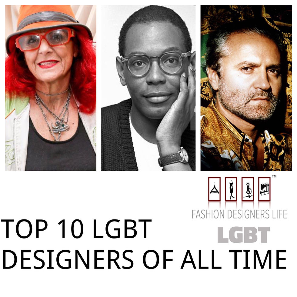 Top 10 LGBT Fashion Designers of all Time