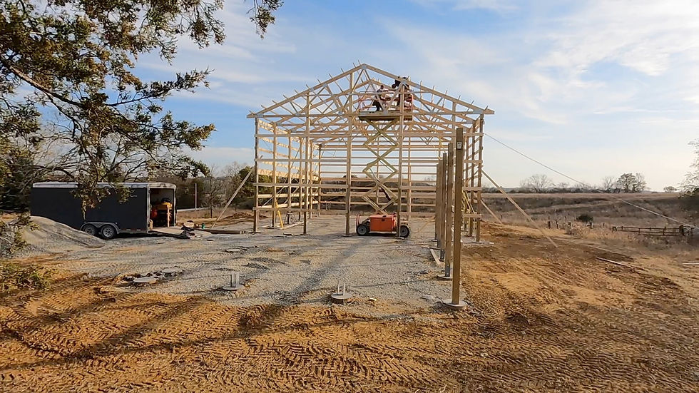 Barndominium Structure Framing | MAD County Standard | Part 4 and 5