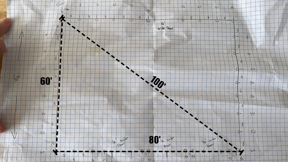 Building a Shouse | Column Layout + Piers | Part 1