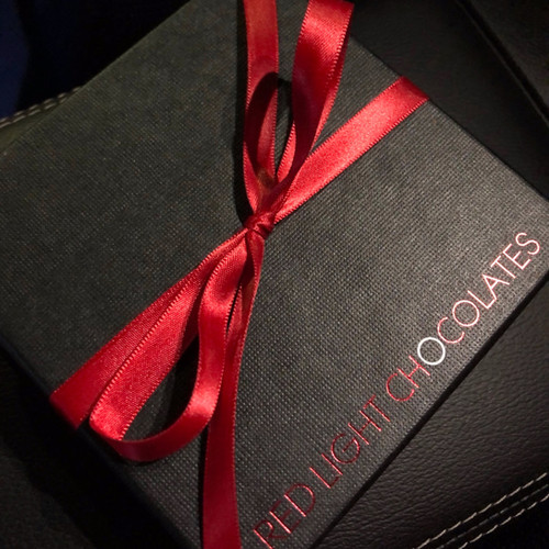 Artisan Chocolates 25 Piece Collection Red Light Chocolates