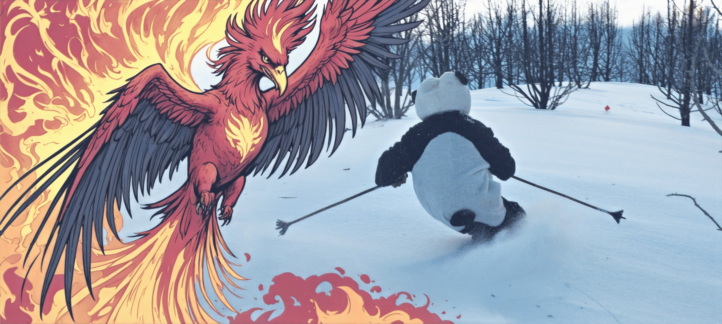 Panda Poles Magic Ski Wands