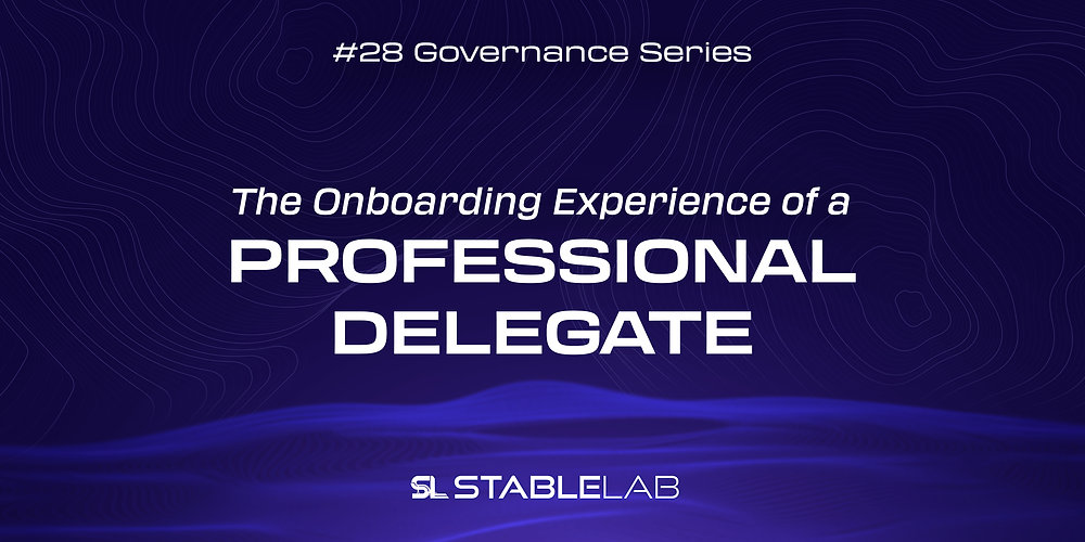 The Onboarding Experience of a Professional Delegate