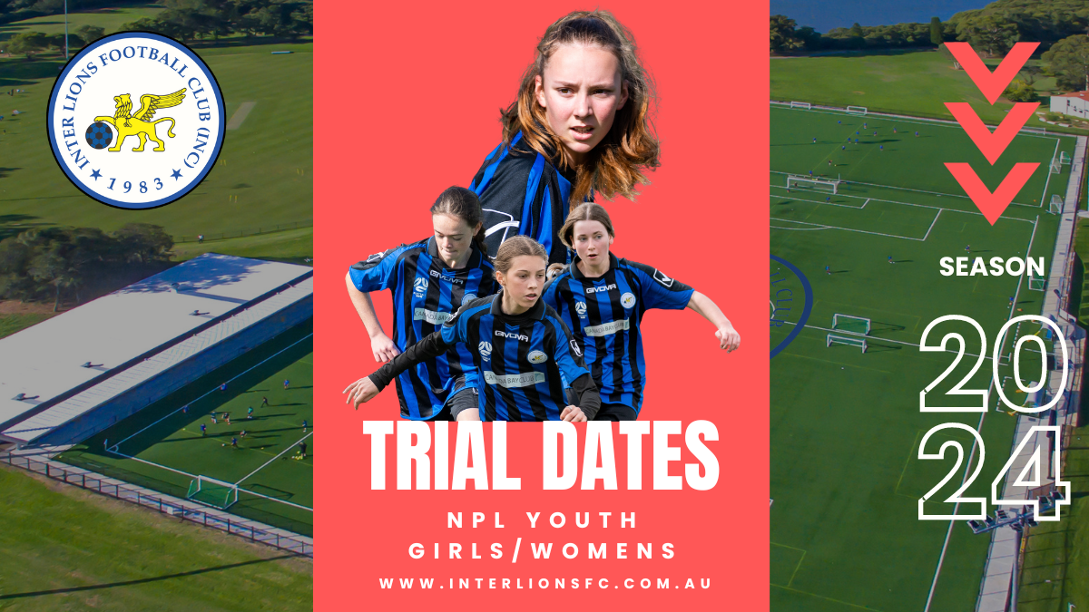 TRIAL DATES | Inter Lions FC