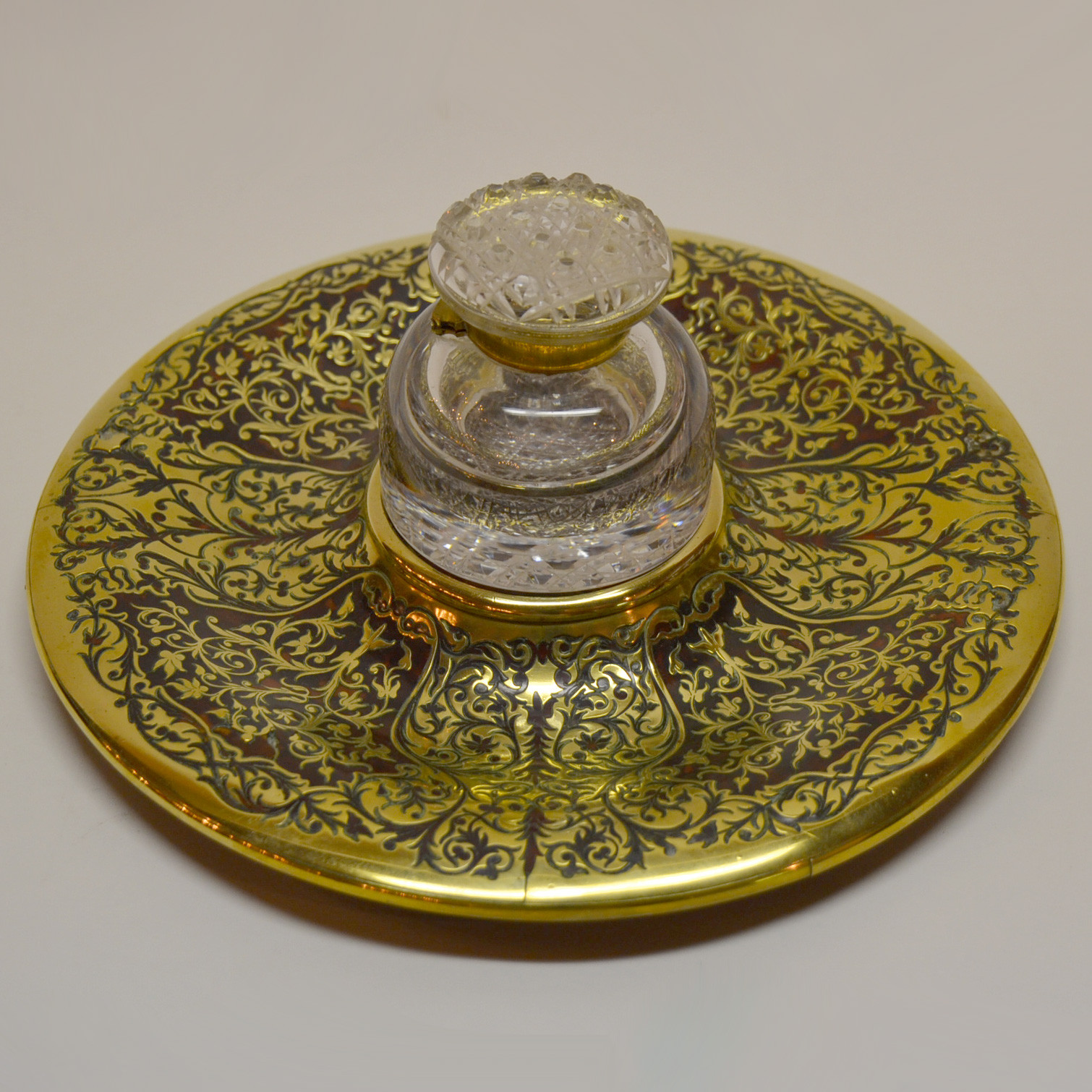 antique-boulle-inkwell-exceptional-quality-bronze-and-tortoise-shell ...