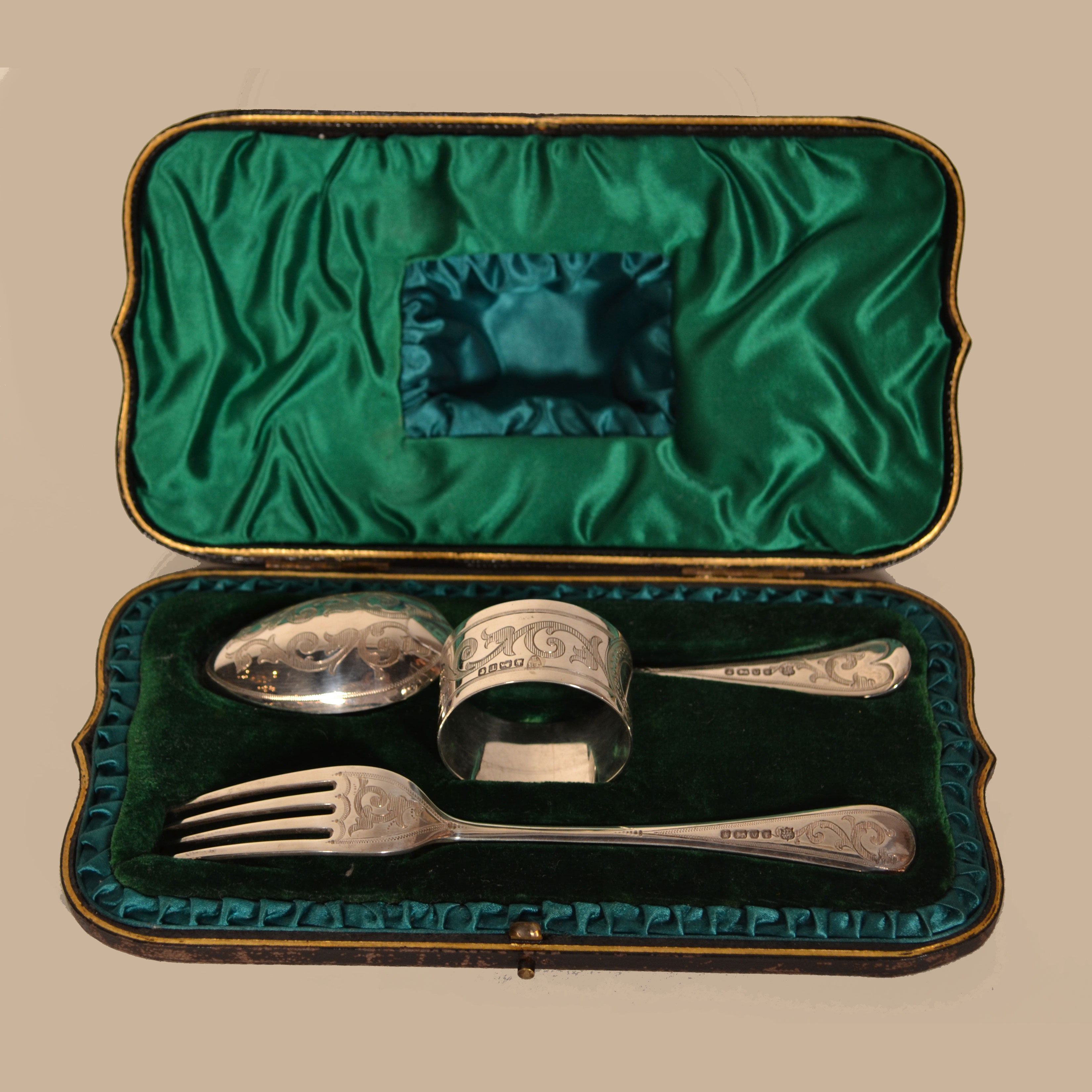 antique-english-sterling-silver-child-s-set-with-original-case