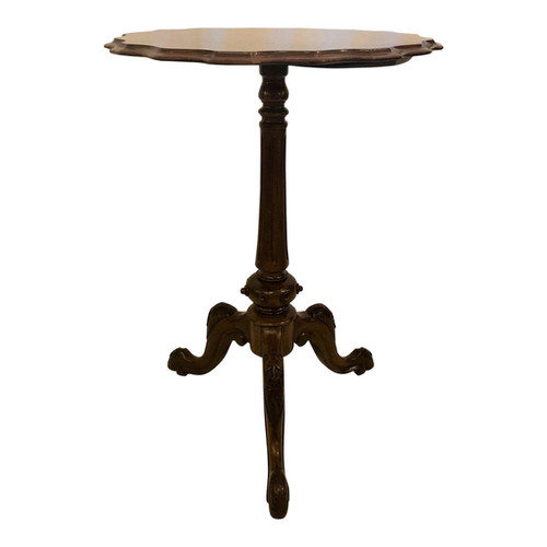 Antique English Burled Walnut Table, Circa 1880. | Keil's Antiques