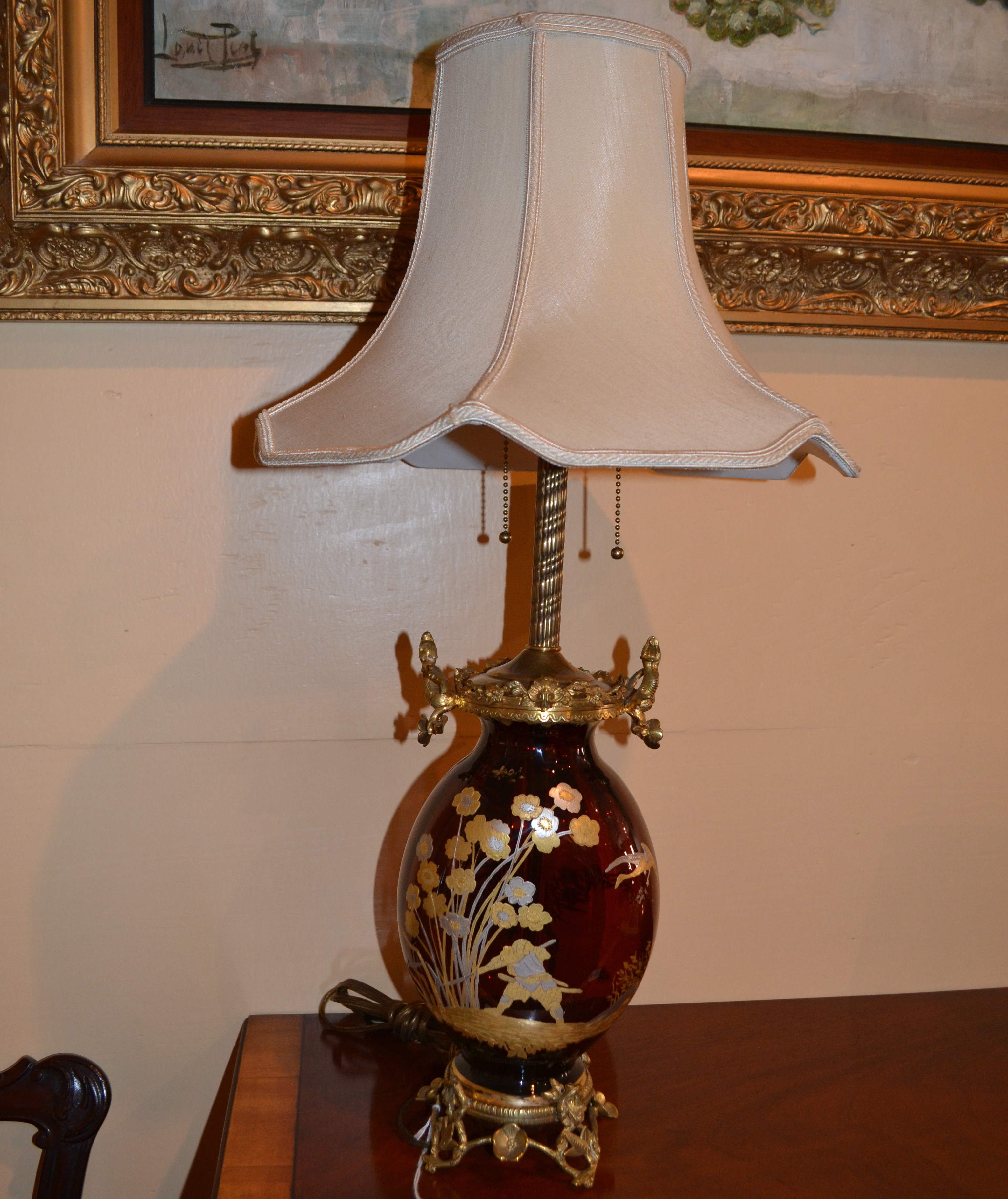 antique-french-chinoiserie-design-ruby-glass-lamp-circa-1900