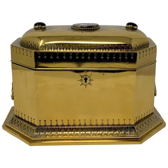 antique-gold-bronze-jewel-box-with-mosaics-circa-1880