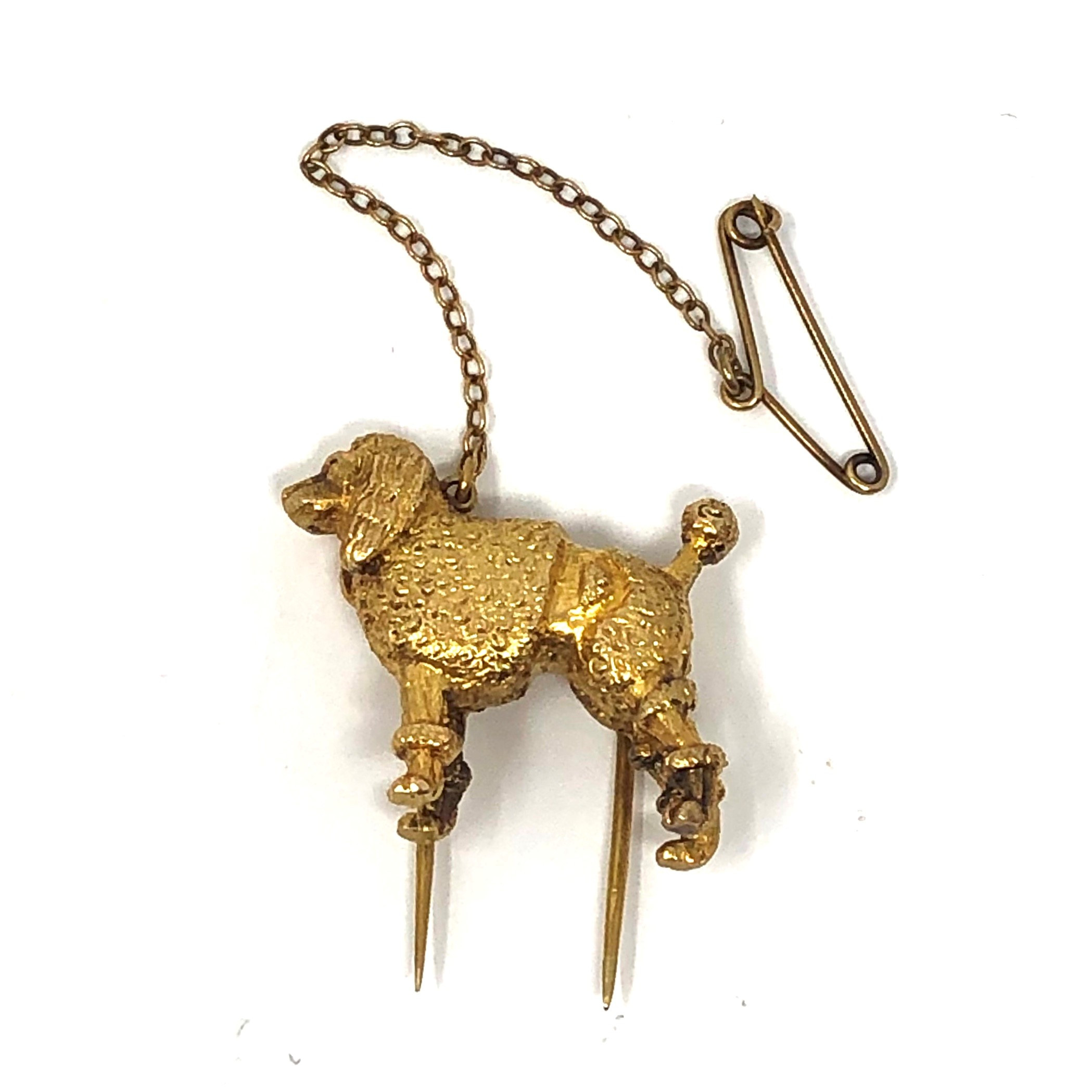 antique-15-carat-gold-poodle-pin