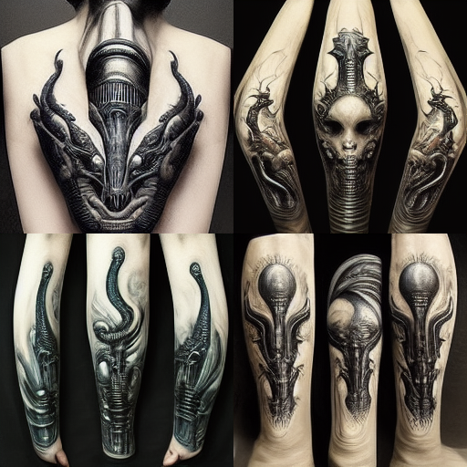 Tatuaggi generati dall'intelligenza artificiale | Il futuro dei tatuaggi?
