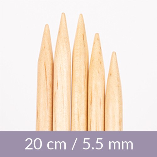 DROPS Basic set 5 drvenih igala 6mm | papillon