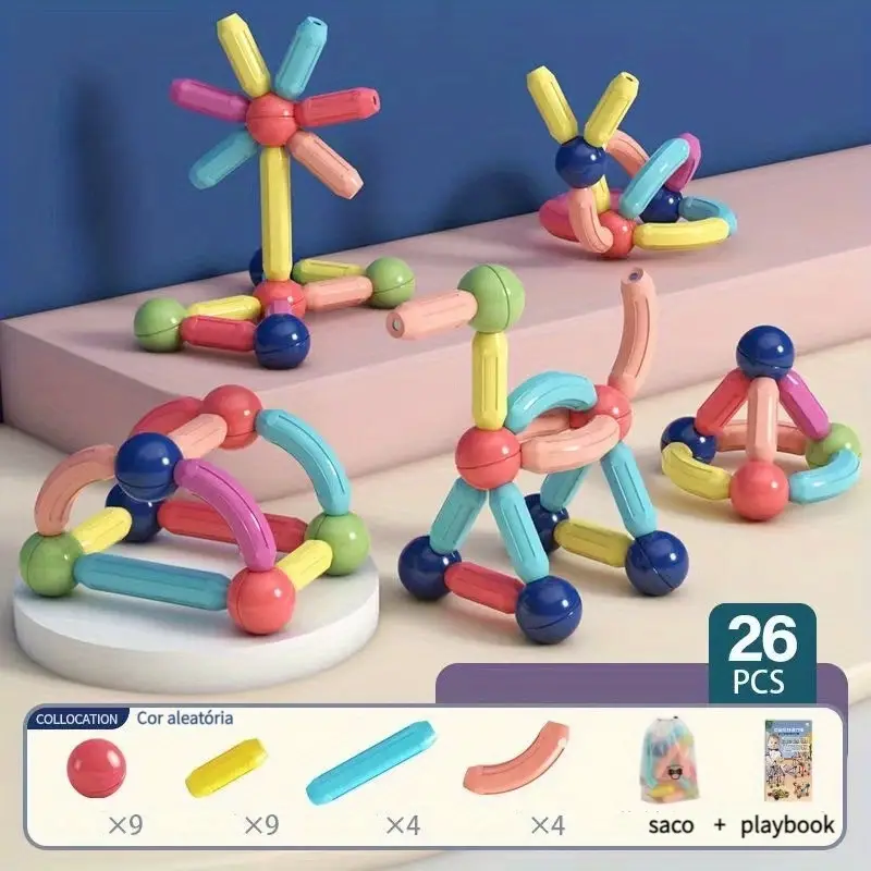 Magnetic Building Blocks: Educational STEM 3D Construction Toys ...