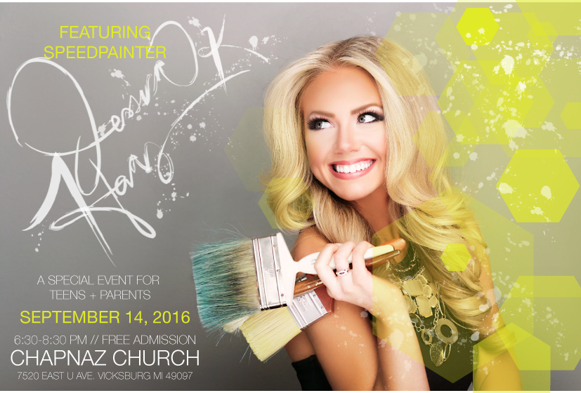 Speedpainter Jessica Haas is a Speaker