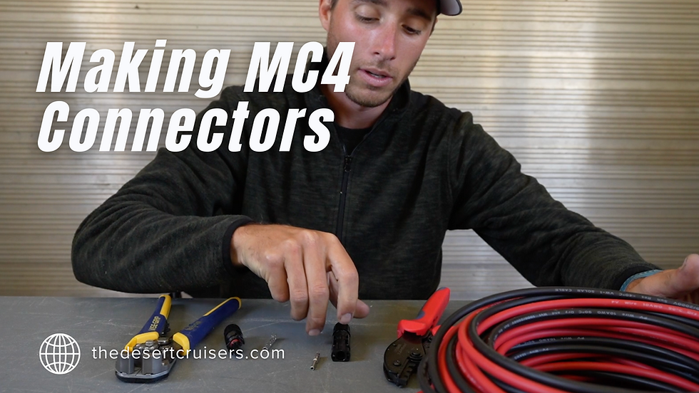Step-by-Step Guide: Making MC4 Connectors for Your DIY Camper Solar Panels