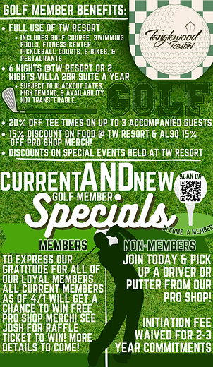 Golf Course | Tanglewood Resort