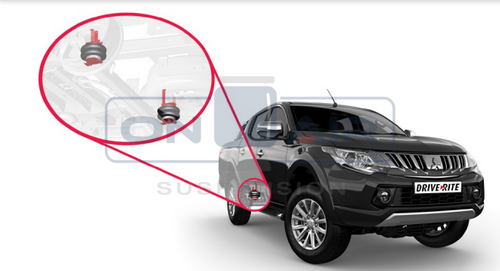Mitsubishi L200 Rear Semi Air Suspension Kit 2015- | On Air Suspension