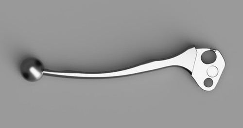 JB Tuning new dog leg finger levers (new raw colour) | jbtuning