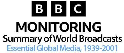 New from Readex - BBC Monitoring: Summary of World Broadcasts