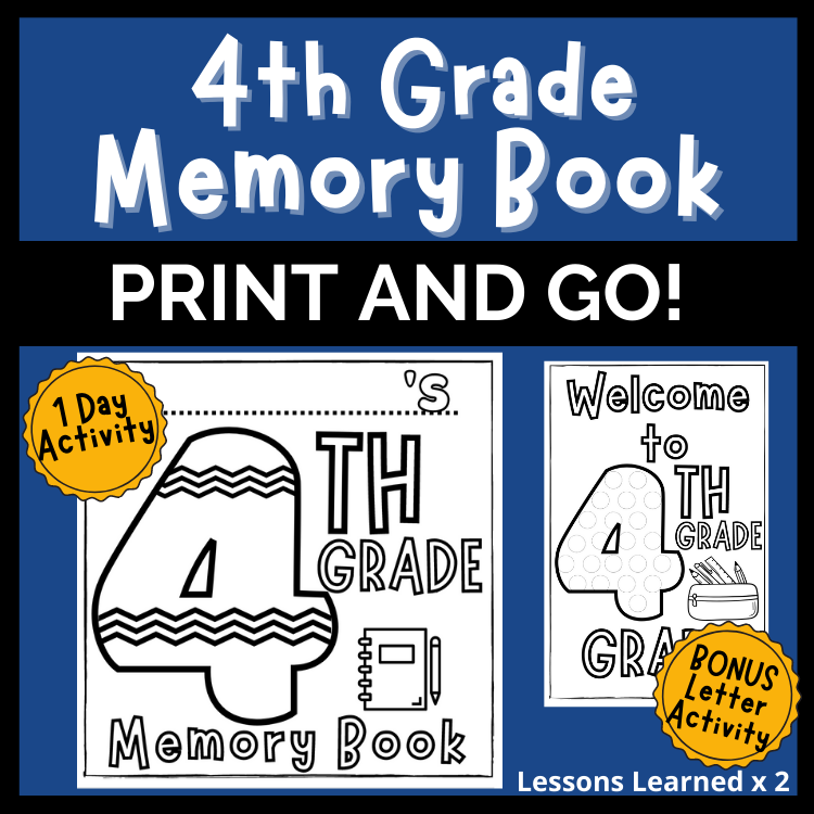end-of-year-memory-book-4th-grade-with-bonus-letter-activity