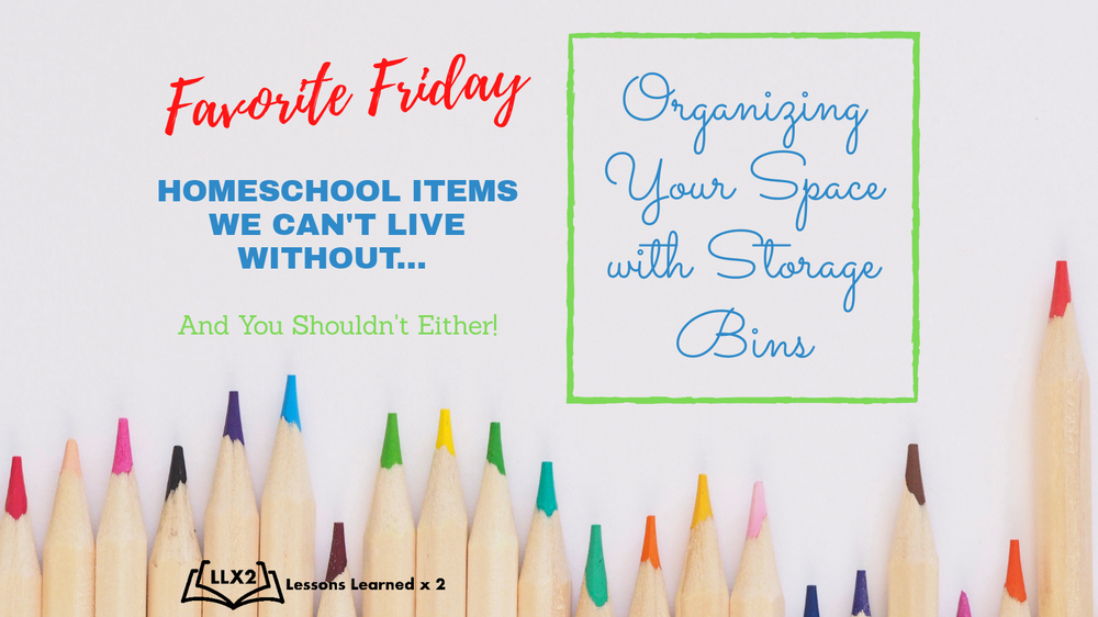 Favorite Friday: Organizing Your Space With Storage Bins