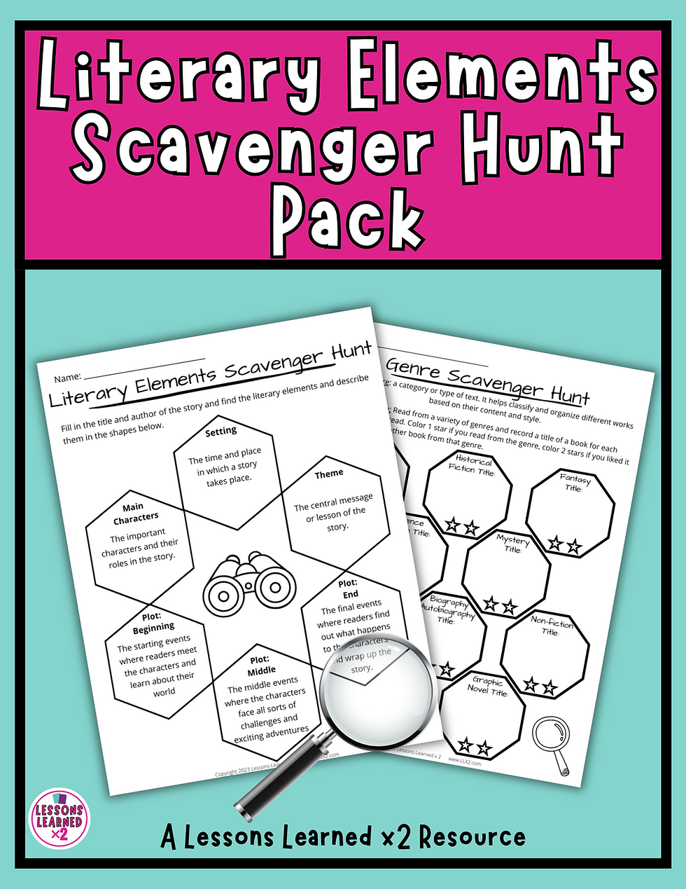 3 Effective Ways to Teach Literary Elements in Your Upper Elementary ...