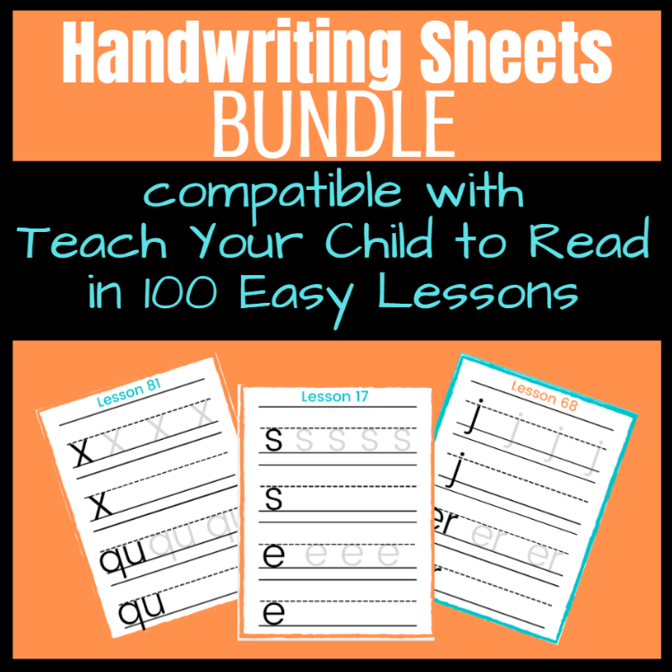 handwriting-bundle-compatible-w-teach-your-child-to-read-in-100-easy ...