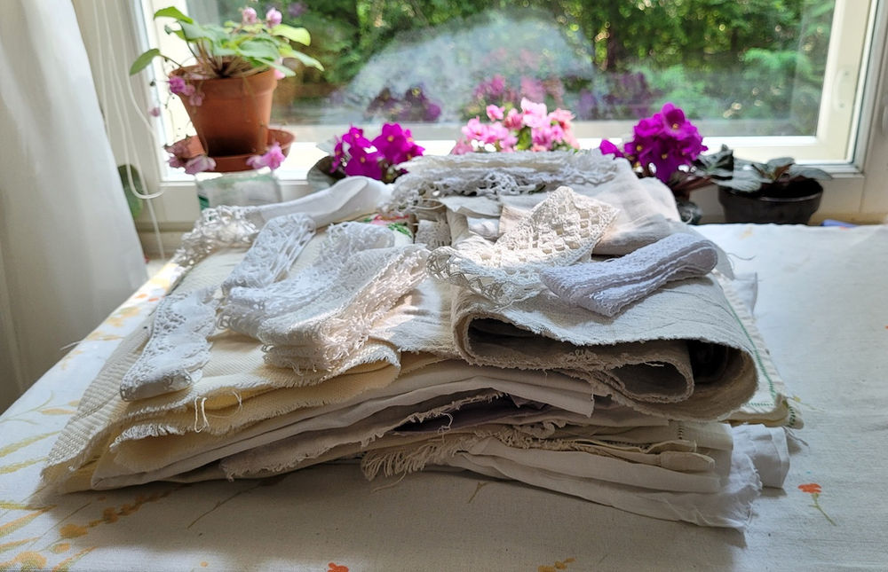 Old linens: Treasures or Trash?