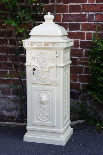 Deluxe White Camden Free-Standing Post Box | Sweet Valley Events