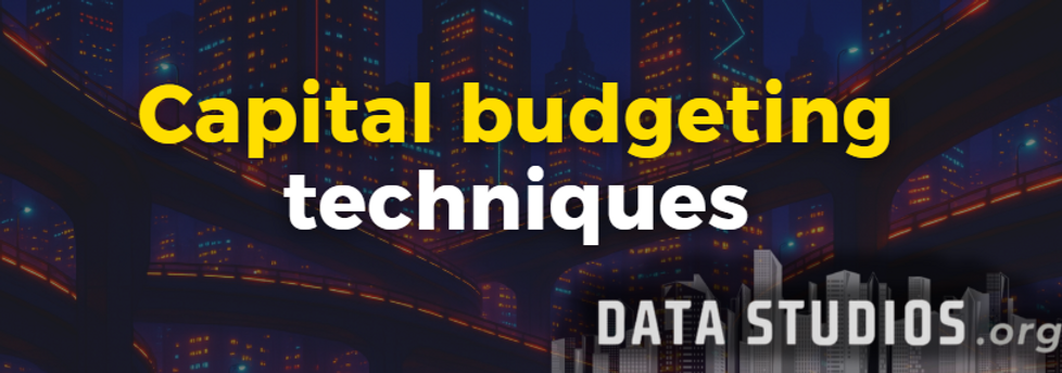 Capital budgeting techniques: evaluating long-term investment decisions