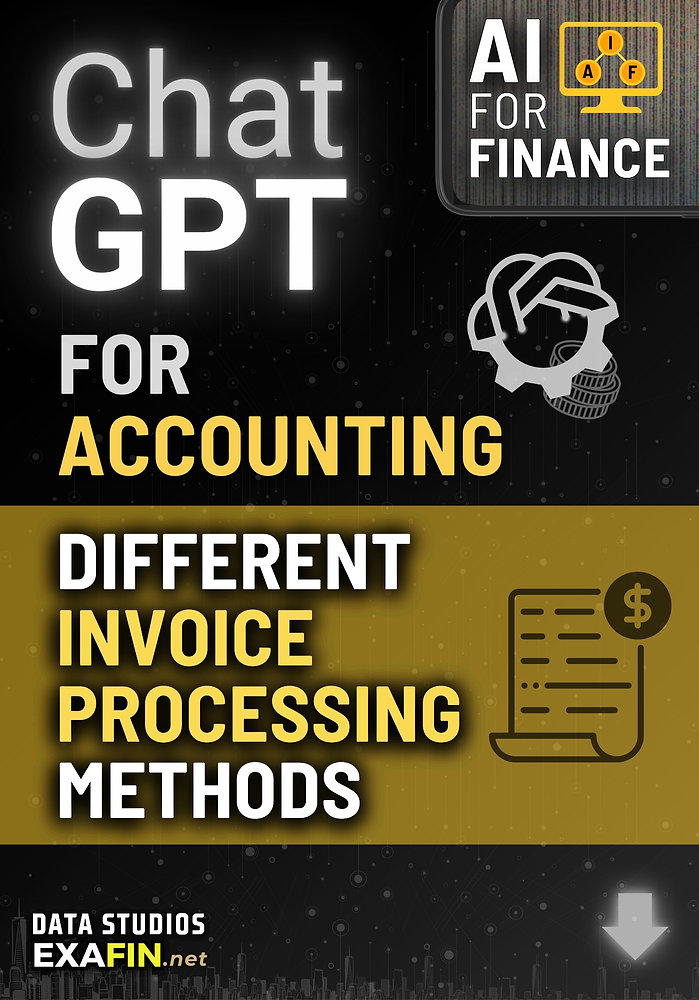 ChatGPT for Accounting: different invoice processing methods