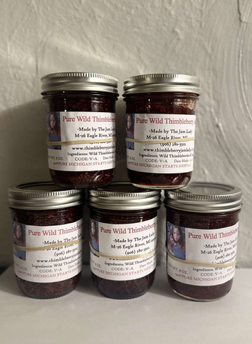 *5 FOR $115* WILD THIMBLEBERRY JAM | The Jam Lady