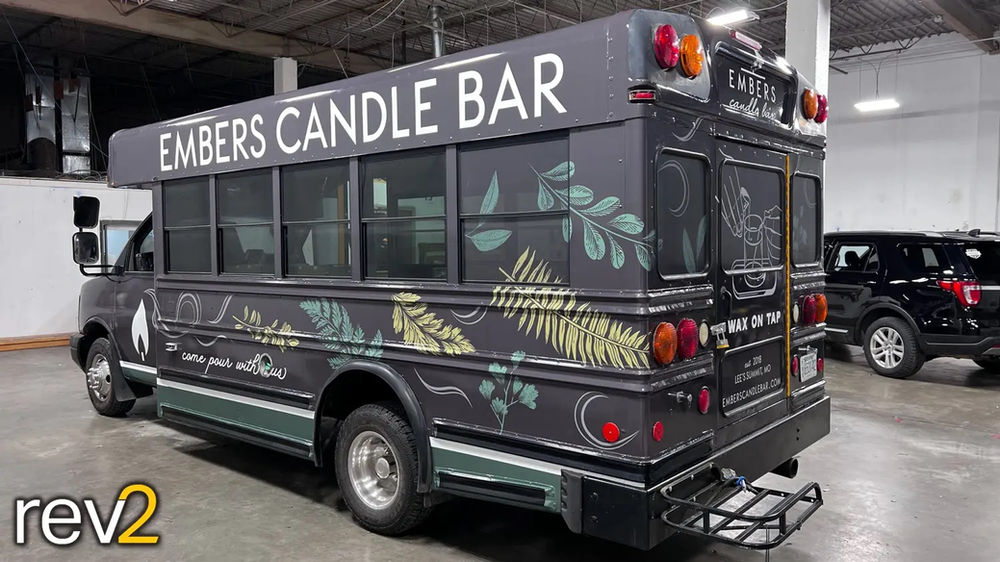 Bus Graphic Wrap- REV2 Design (Ember Candle Bar)