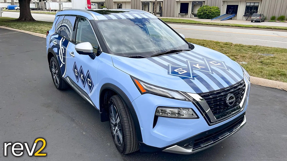 Car Graphic Wrap- REV2 Design (SportingKC-Nissan Rogue)