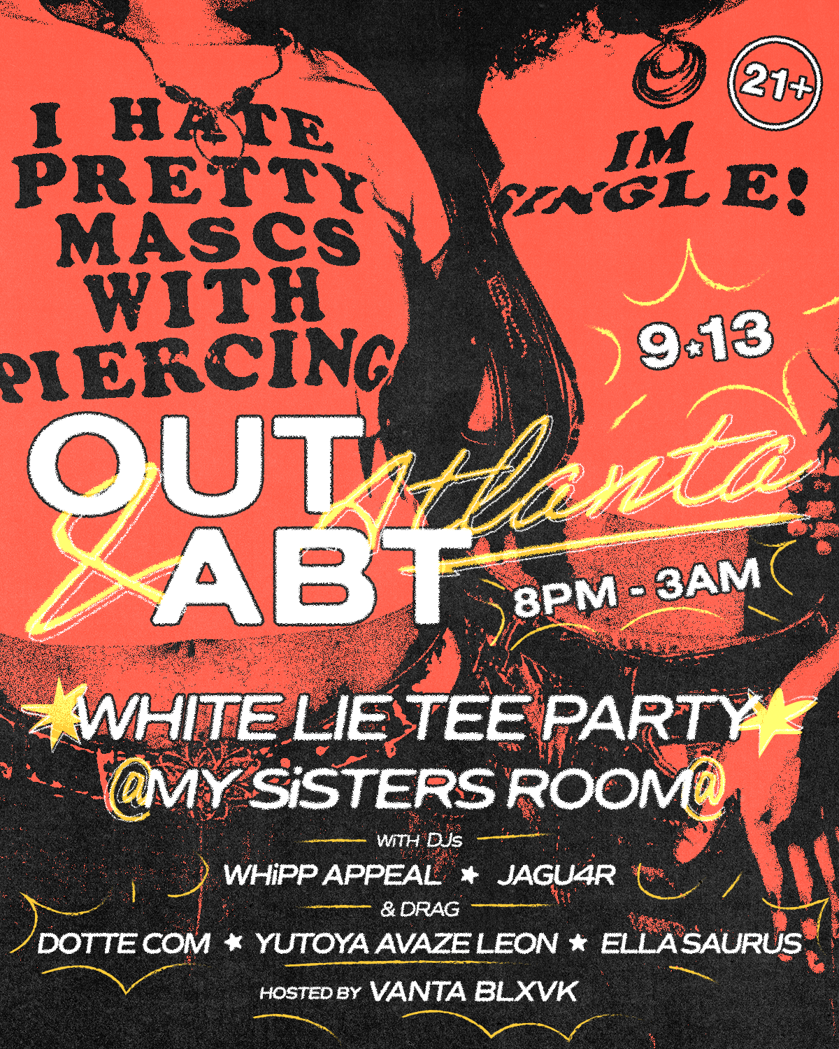 OUT AND ABT ATLANTA WHITE LIE TEE PARTY! | My Sister's Room