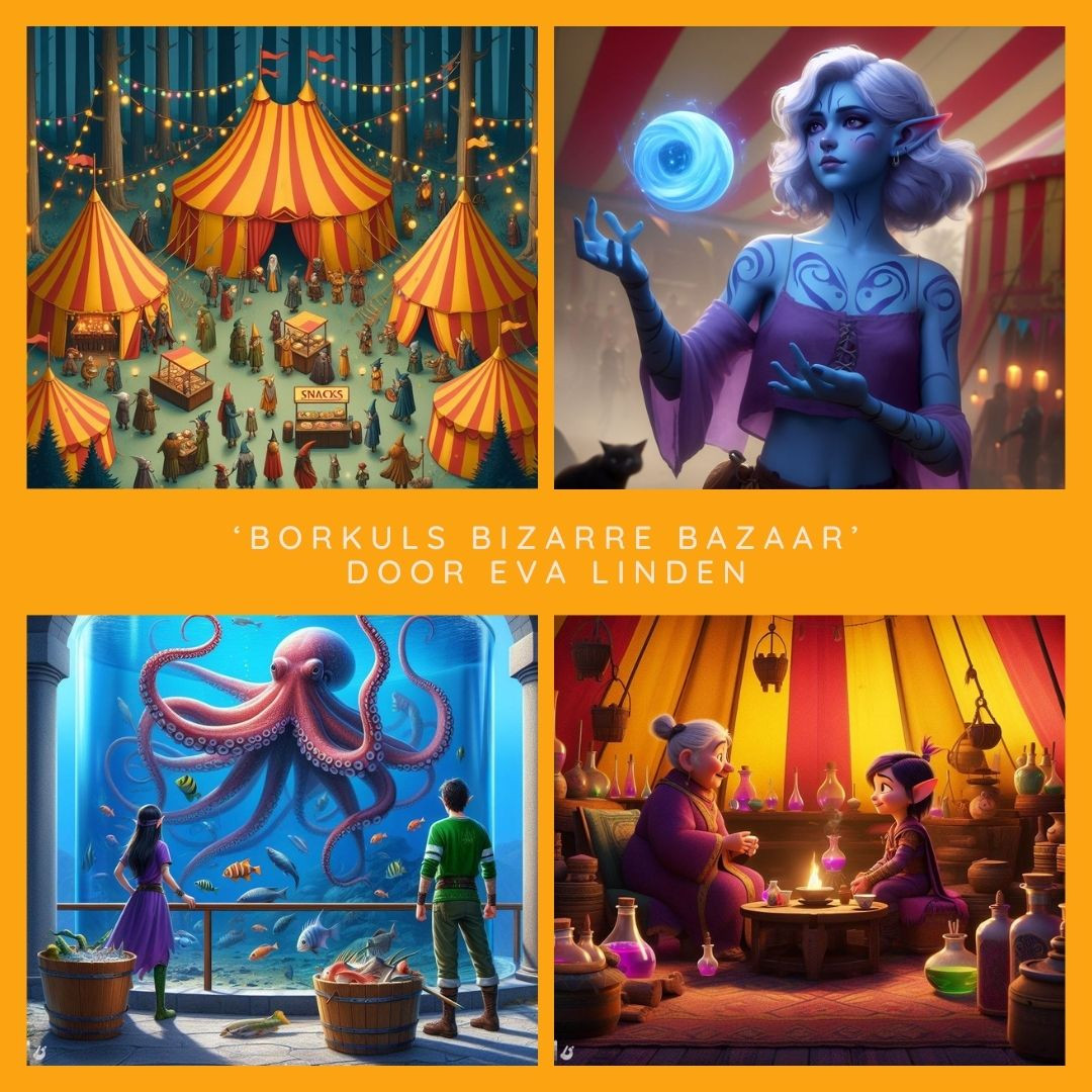 Interview met Eva Linden over 'Borkuls Bizarre Bazaar' uit Verhalen uit ...