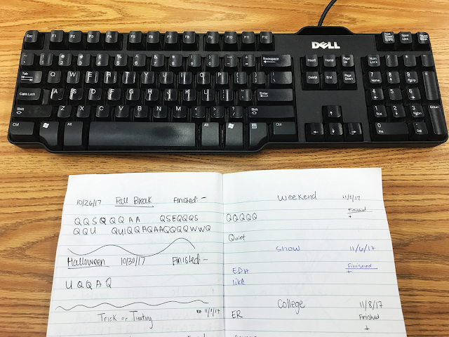 WRITING WITH AN ALTERNATIVE PENCIL