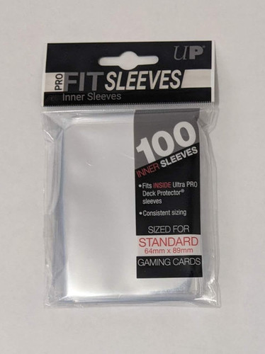 Ultra Pro Pro-Fit Standard size, Card Sleeve 100 ct (Unit) | MIDCARDS LTD