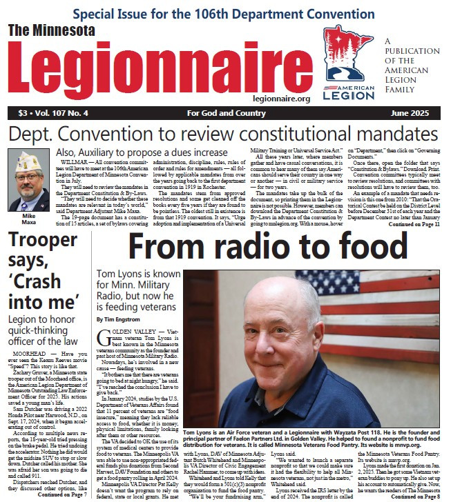 Legionnaire Archives | The American Legion Department of MN