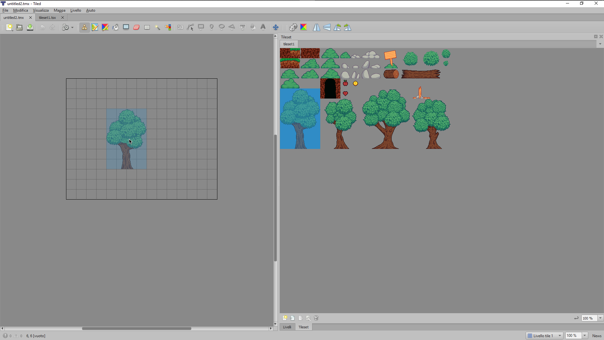 Mappe 2D Tiled Map Editor #1parte