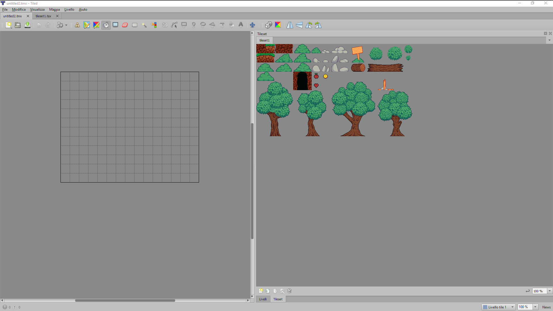 Mappe 2D Tiled Map Editor #1parte