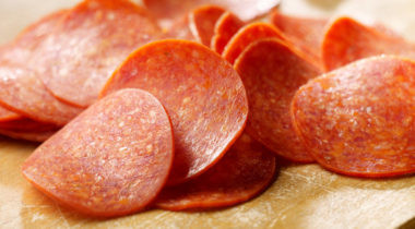 Pepperoni Slices Old Italian Shaved 5.25 lb | Prairie Food Service