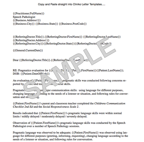 Speech Pathology Pragmatics Report Template Beyond Speech speech-pathology-pragmatics-report-template-beyond-speech