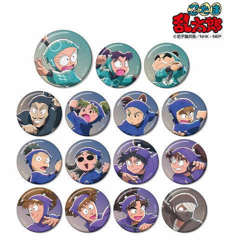 Nintama Rantaro Can Badge Blind Bag | Akiba House
