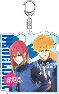 Blue Lock Acrylic Keychain Chigiri & Kunigami | Akiba House