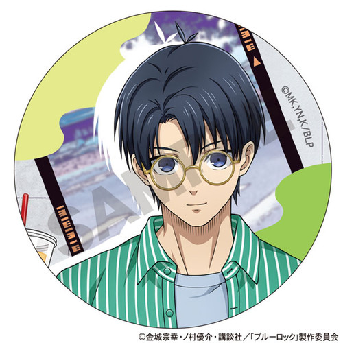 Blue Lock Holiday Glasses Trading Badge Pin Blind Bag | Akiba House