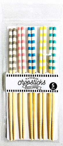 Chopsticks With Pastel Borders | QL SHOP