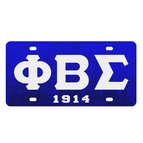PBS LETTERS License Plate | Gifted Images LLC