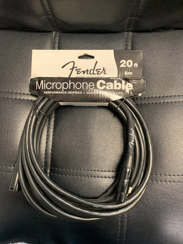 Fender 20' Mic Cable | Cardinal Music Co.