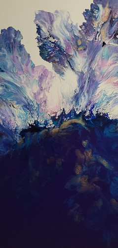 Indigo Splash- 24x48" | Colore Della Vita